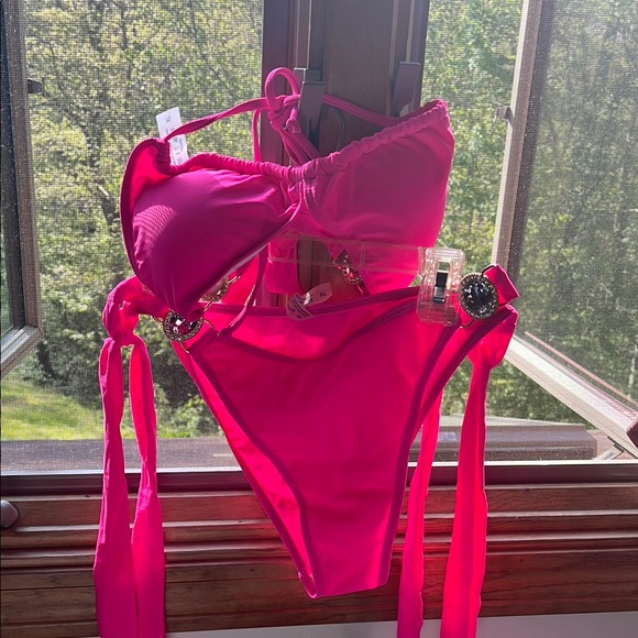 Swim | Vibrant Pink Bikini Set | Poshmark